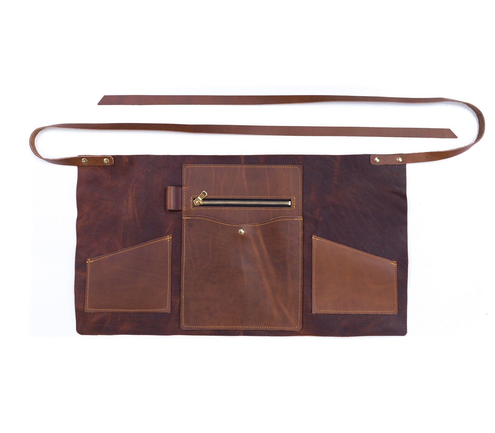 Genuine Leather Half Apron Restaurant Apron Waitress Apron - Etsy