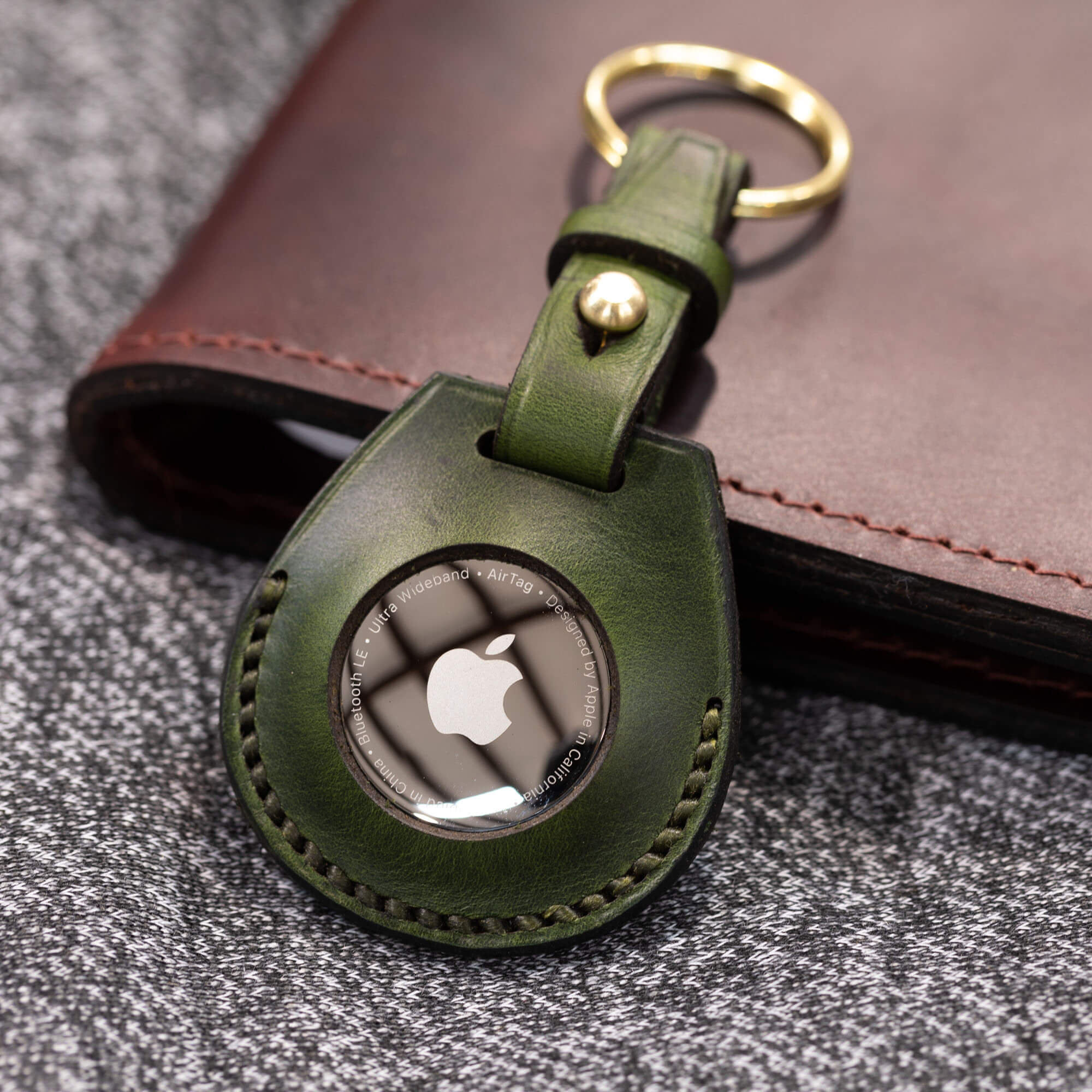 Leather Holder for Apple Air Tag Leather Case Leather Cover Air Tag ...