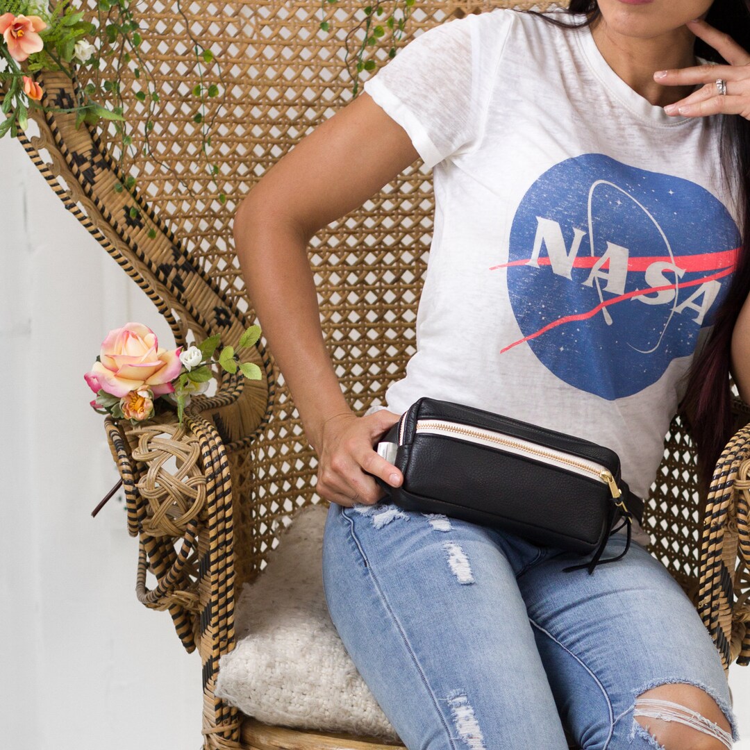 Personalized Leather Fanny Pack - Full Grain Leather Gift for Her ...