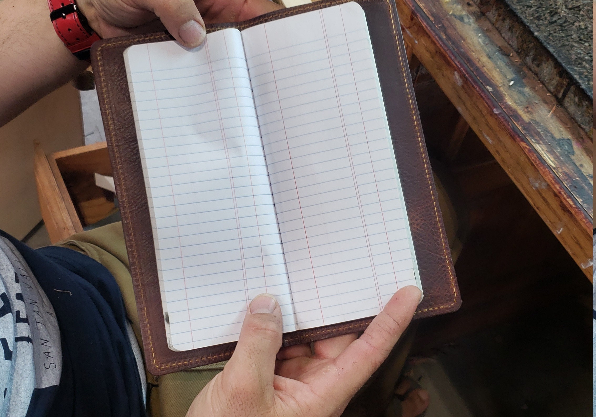 Personalized Leather Tally Book Cover, Oilfield Tally Book, Leather ...