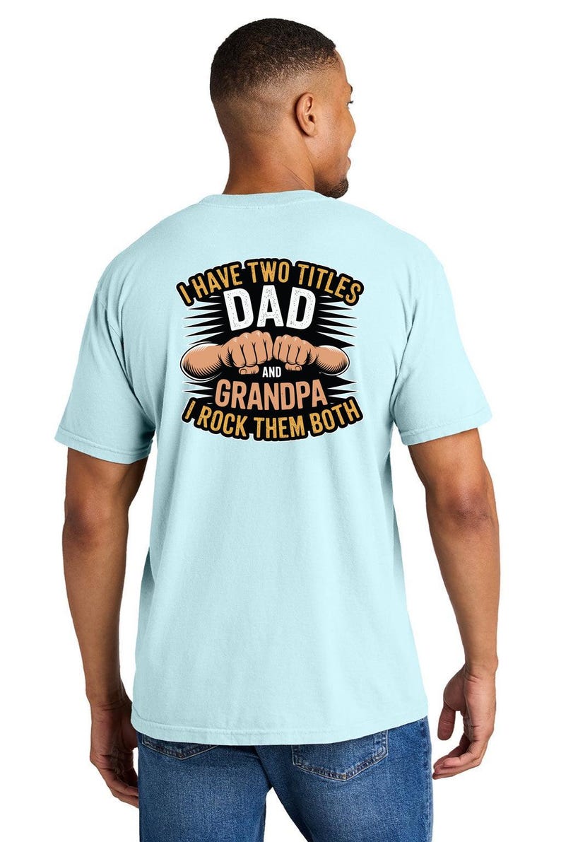 Dad Grandpa Graphic Tee, Funny Father's Day Gift, Fist Bump Design - Etsy