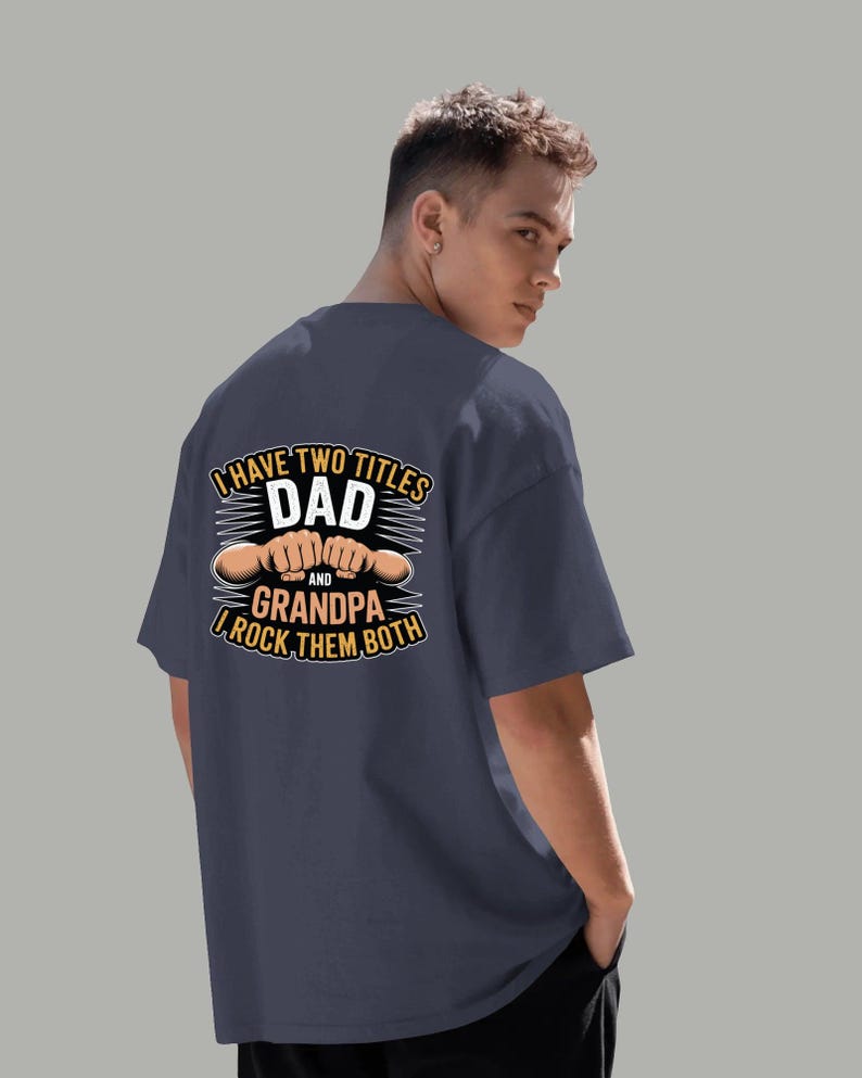 Dad Grandpa Graphic Tee, Funny Father's Day Gift, Fist Bump Design - Etsy