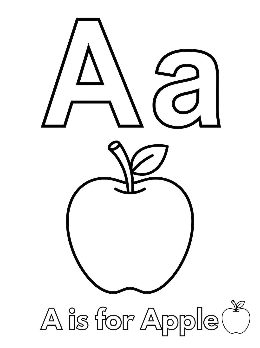 Alphabet Malbuch | ABC, Großbuchstaben, Kleinbuchstaben ...