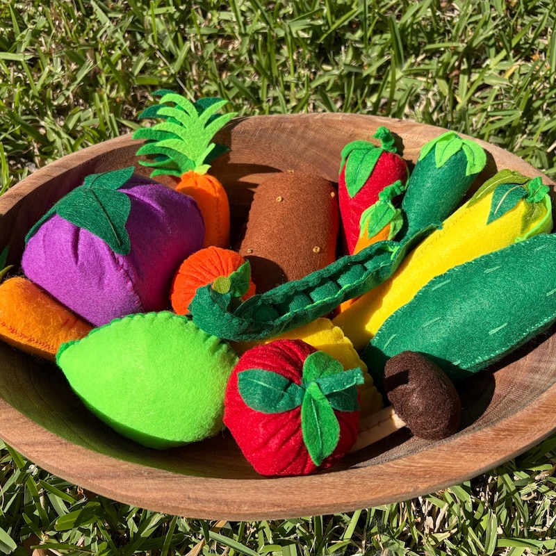 Hand Made Felt Play Food - Etsy