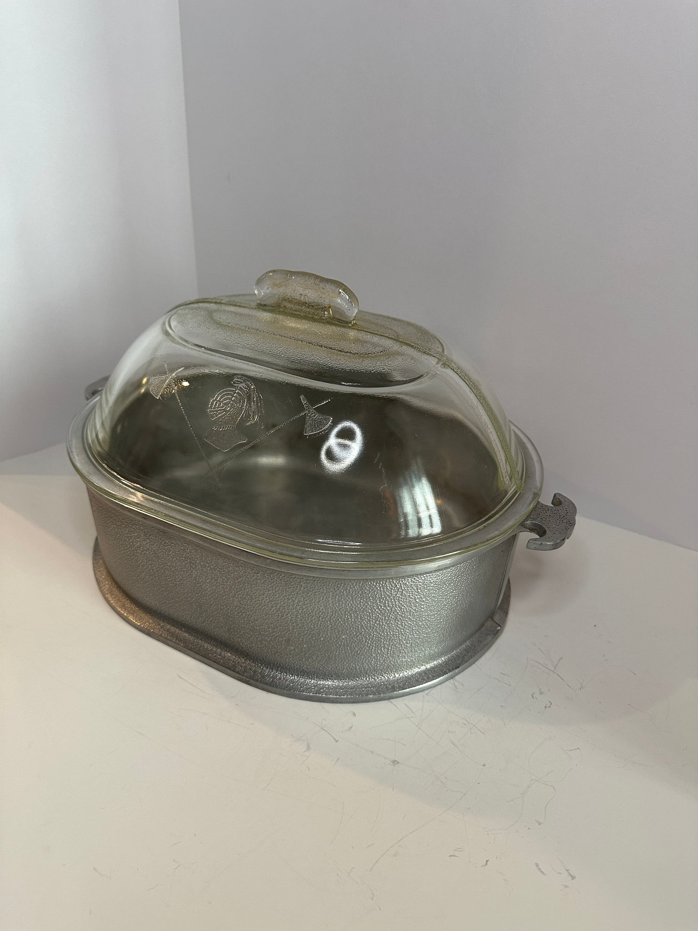 Vintage Guardian Service Cookware Roaster With Glass Lid - Etsy