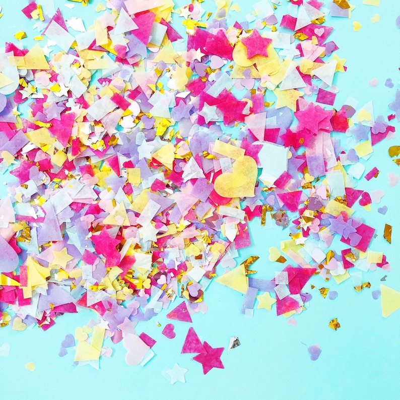 Pastel Hand Cut Artisanal Confetti/ Confetti Cannon/ Wedding - Etsy Canada