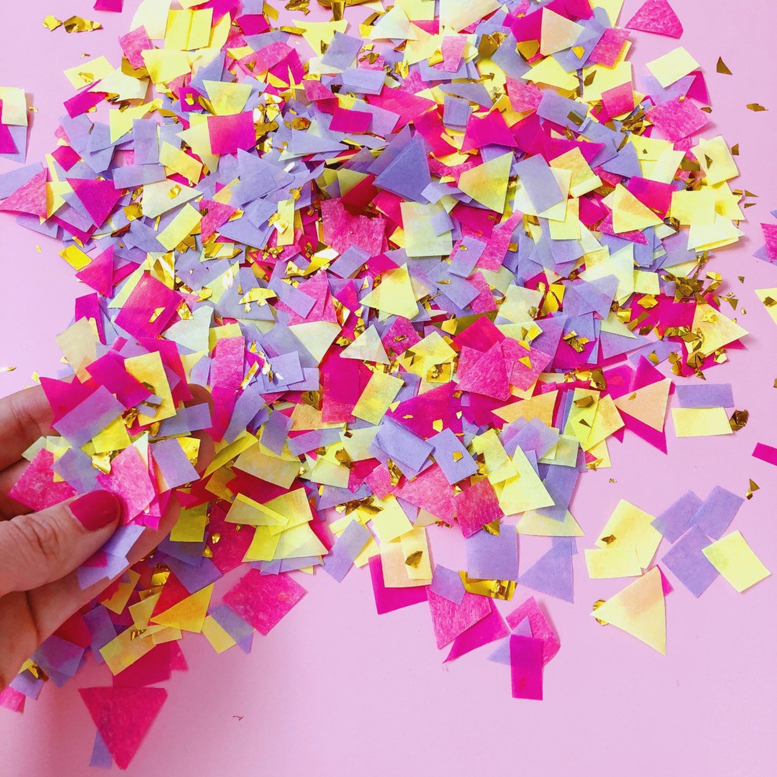 Neon Pastel Confetti/ Confetti Cones/ Confetti Popper/ | Etsy