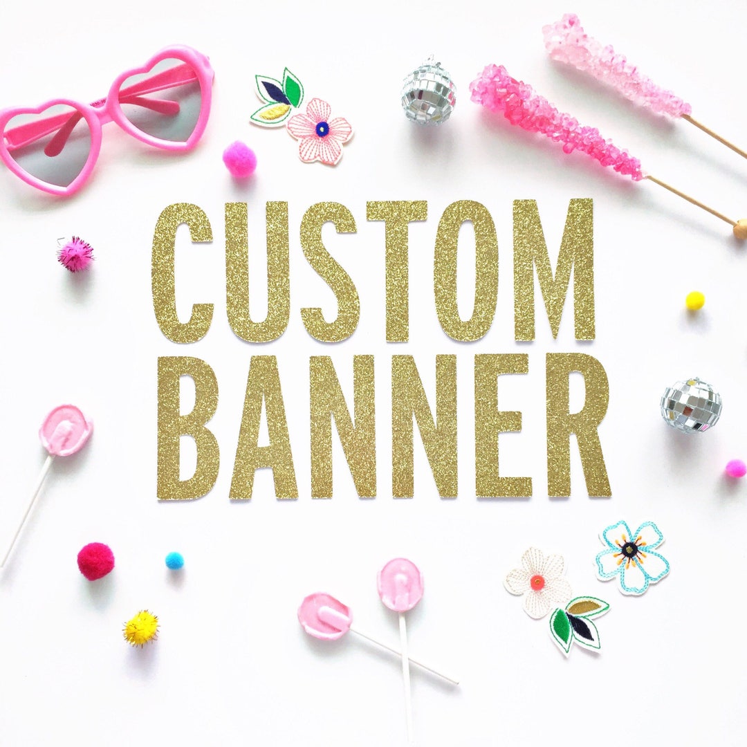 Custom Letter Banner/ Stagette Decor/ Personalized Banner/ Wedding ...
