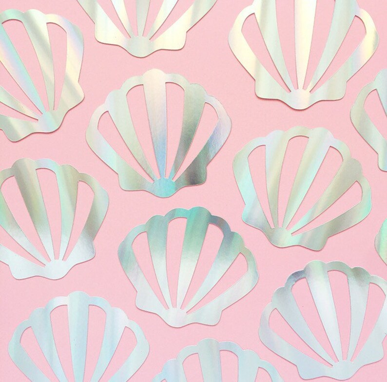 Sea Shell Garland/ Mermaid Birthday/ Sea Shell Banner/ Under - Etsy