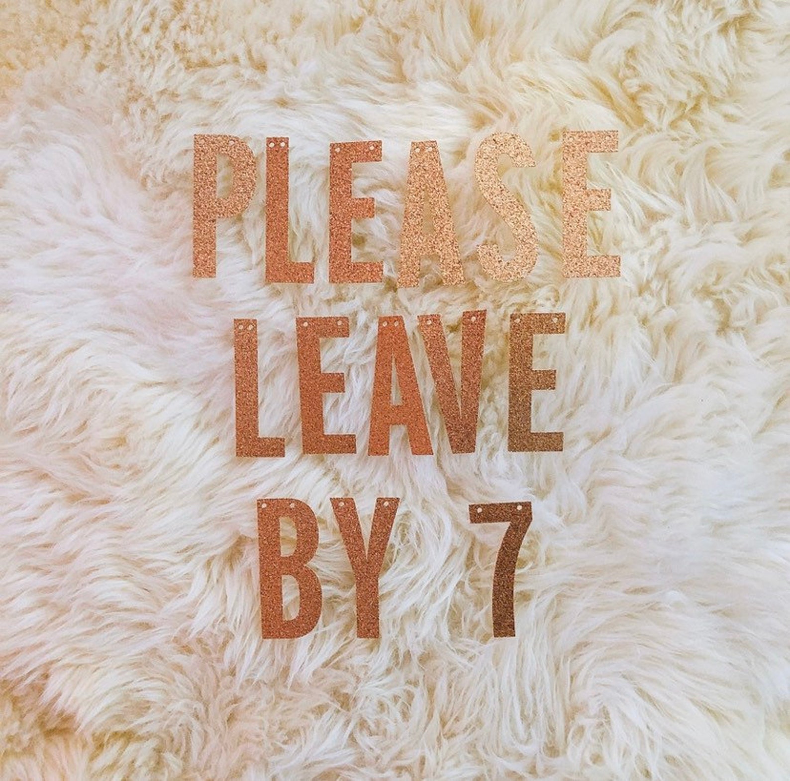 Please Leave by 9 Banner/ Christmas Party Banner/ Please Leave - Etsy