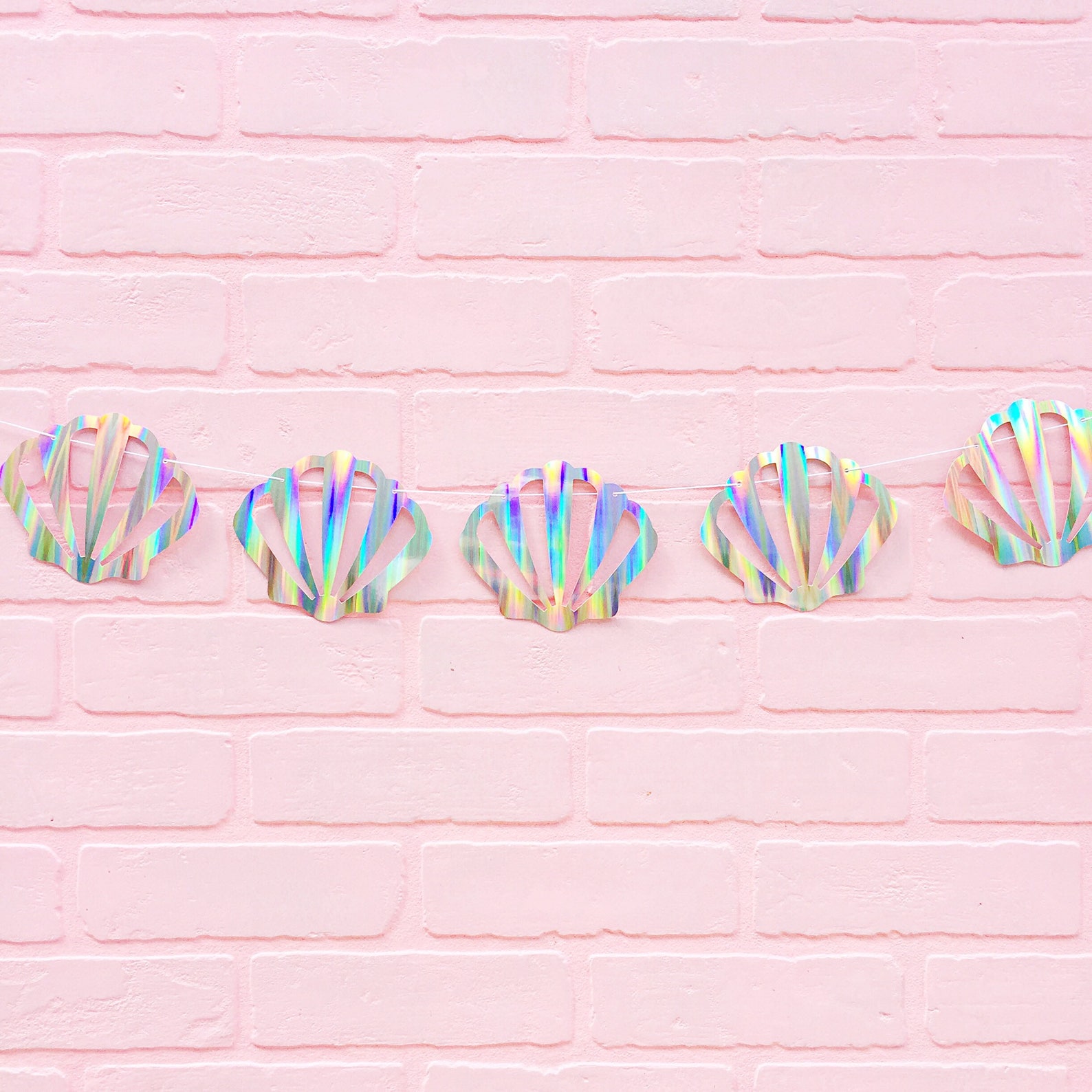 Sea Shell Garland/ Mermaid Birthday/ Sea Shell Banner/ Under - Etsy