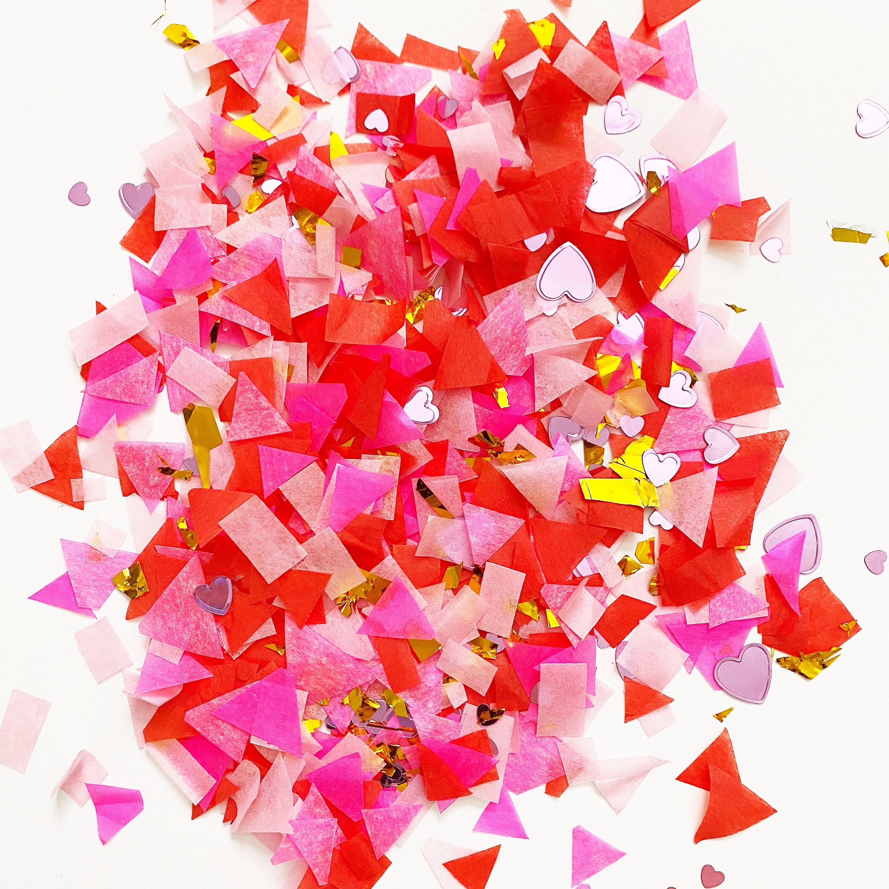 Pink And Red Confetti/ Heart Confetti Popper/ Valentines | Etsy