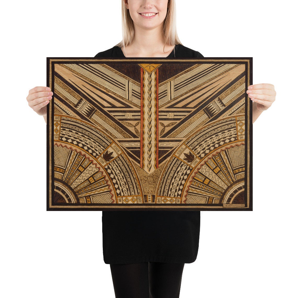 Soga'imiti Samoan Art Photo paper poster Polynesian | Etsy