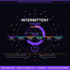 Intermittent Fasting Tracker | IF Journal, Weight Log, Meal Planner ...