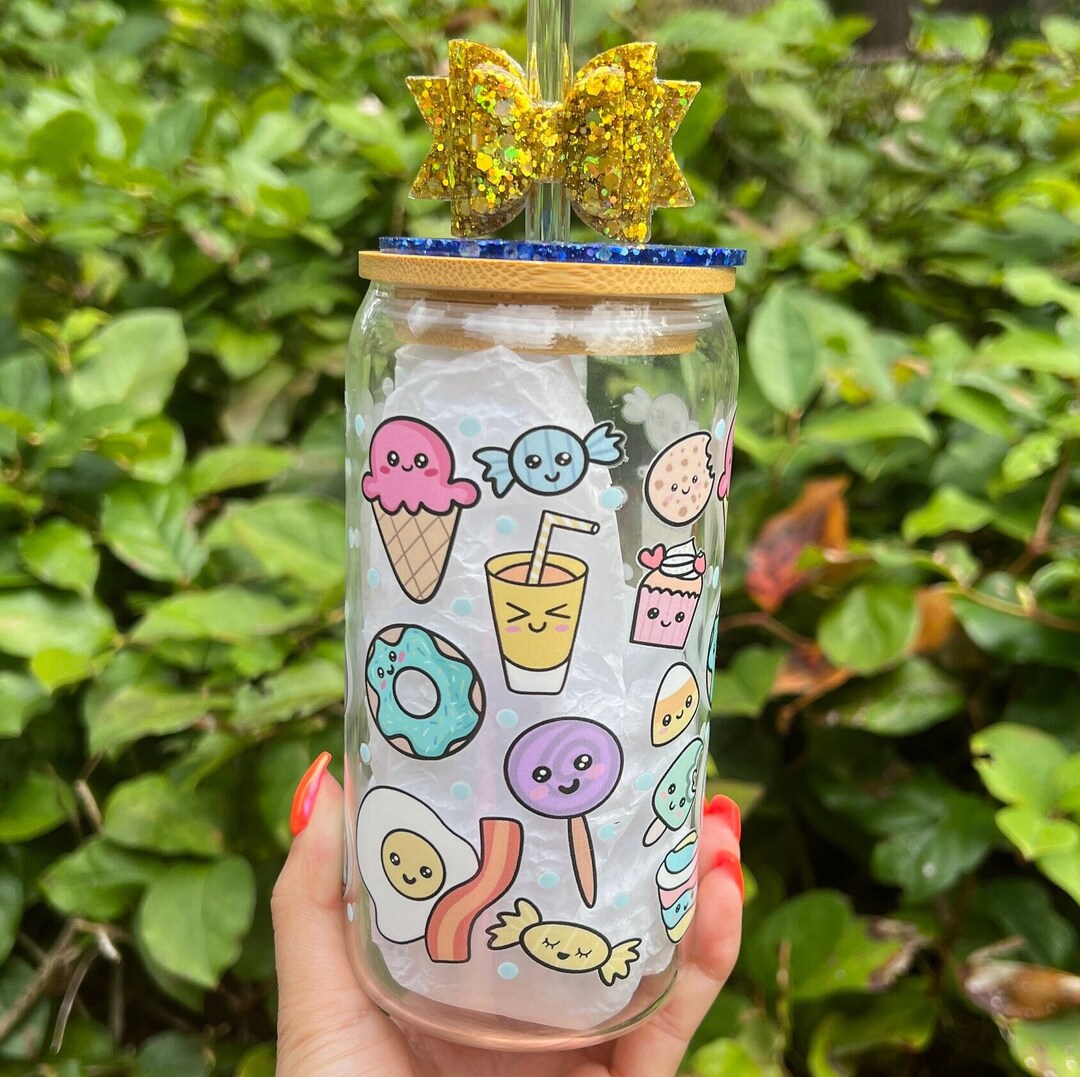 Kawaii Food Snack Coffee Cup Set - 5 Pieces - 16 Ounces Beer Glass Can ...