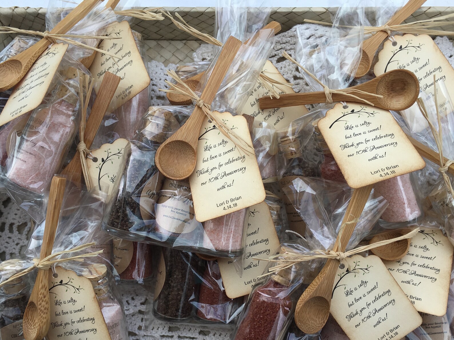 Culinary Salt Favor-a Voyage of Salts-weddings-bridal-baby-showers ...