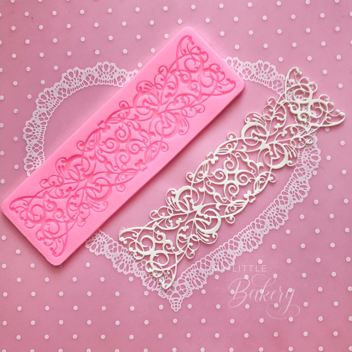 Intricate Lace Silicone Mold | Etsy