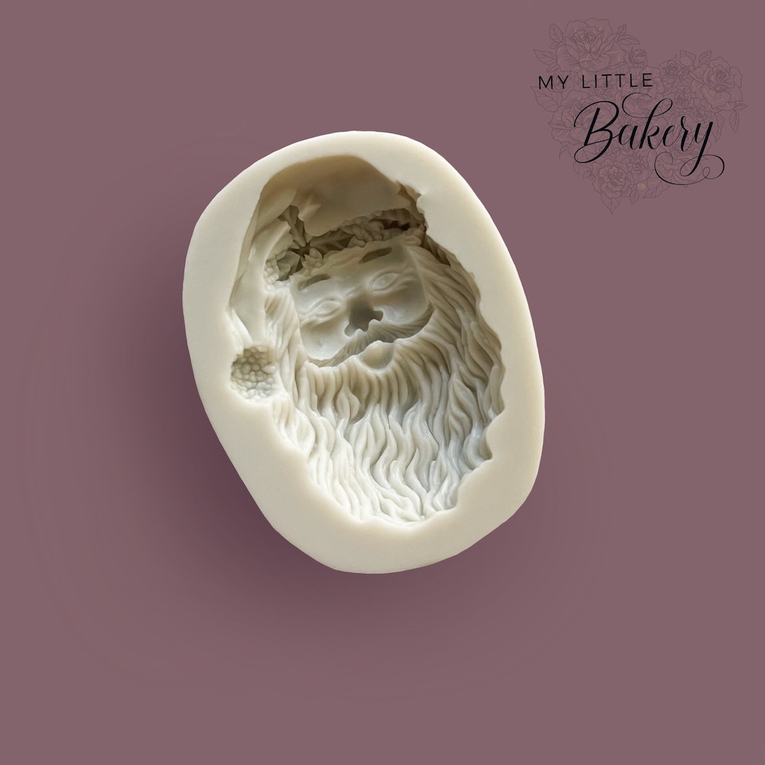 Santa Face Silicone Mold - Etsy