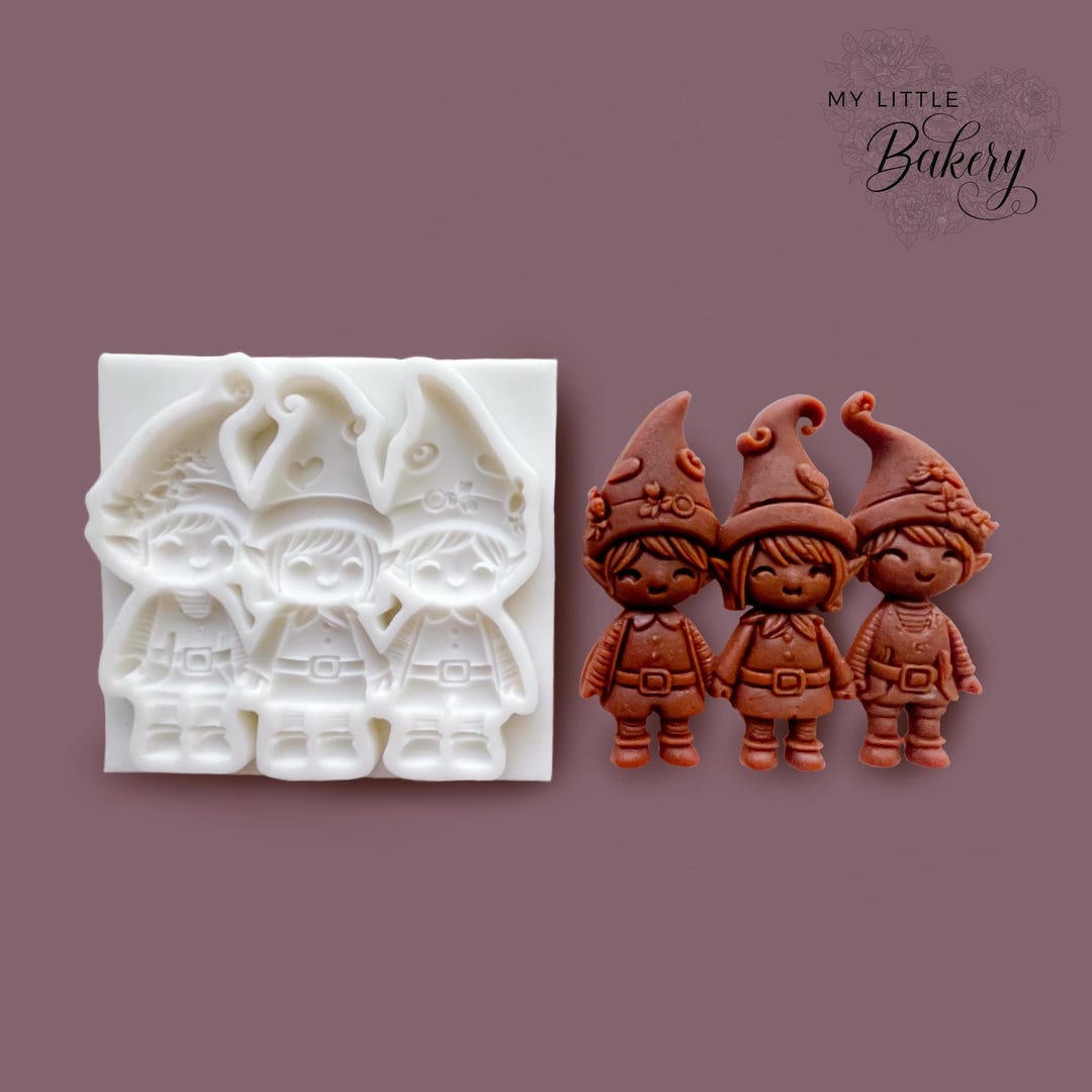 Christmas Elves Silicone Mold - Etsy