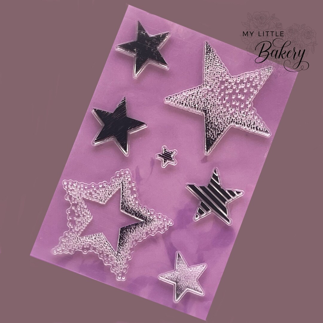 Star Clear Stamps - Etsy
