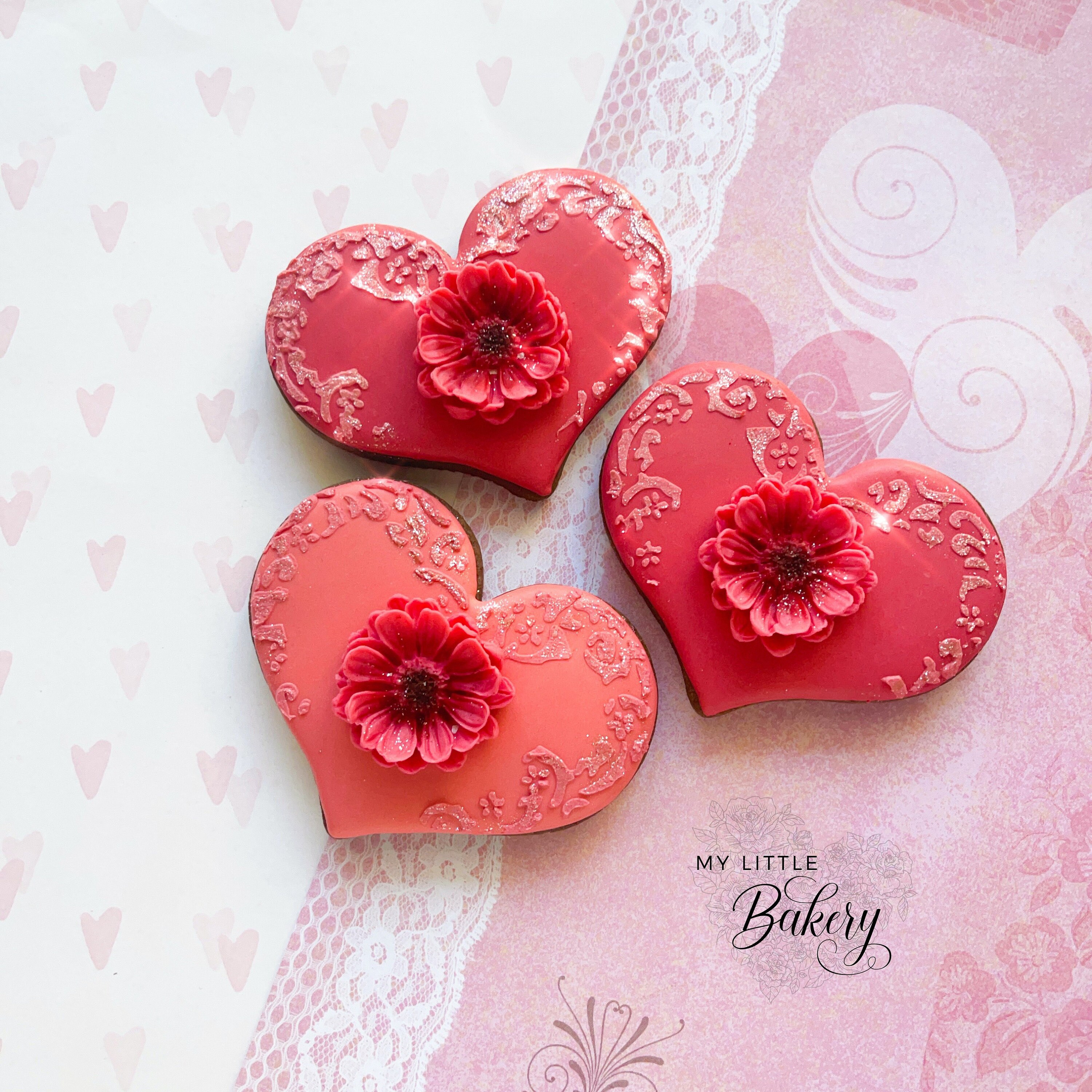 Heart Stencil (set of 3) - Etsy