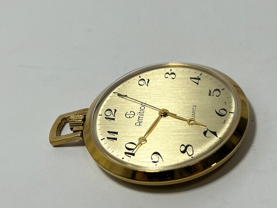 Armitron Vintage Gold Toned Pocket Watch - Gem