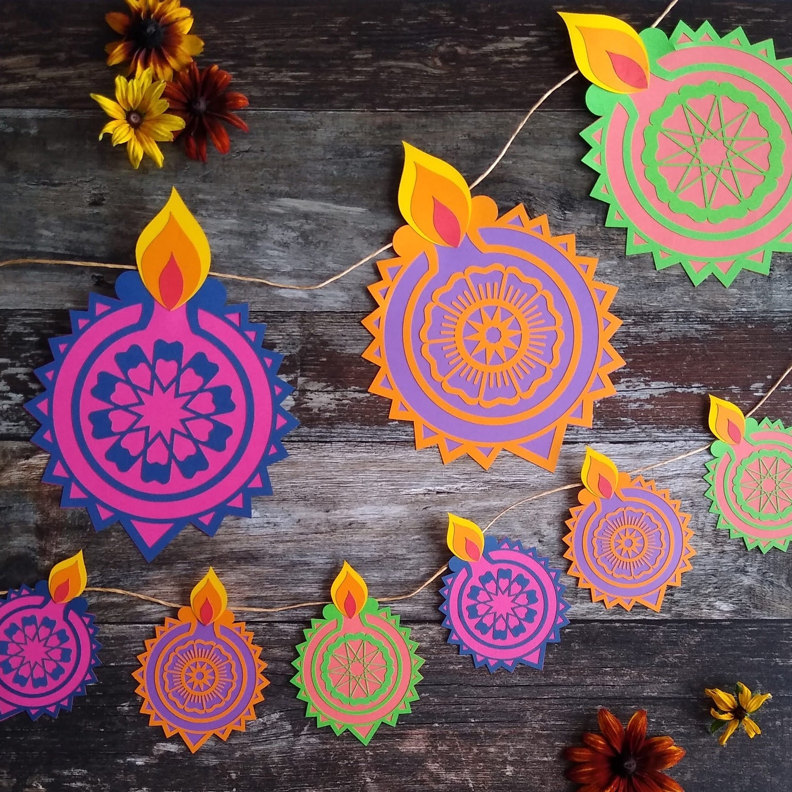 Diwali Garland, Diwali Banner - Etsy UK