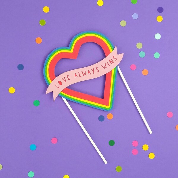 Gay Cake Topper - Etsy UK
