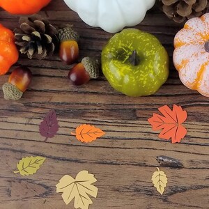 Autumn Leaf Confetti, Thanksgiving Decor for Table - Etsy