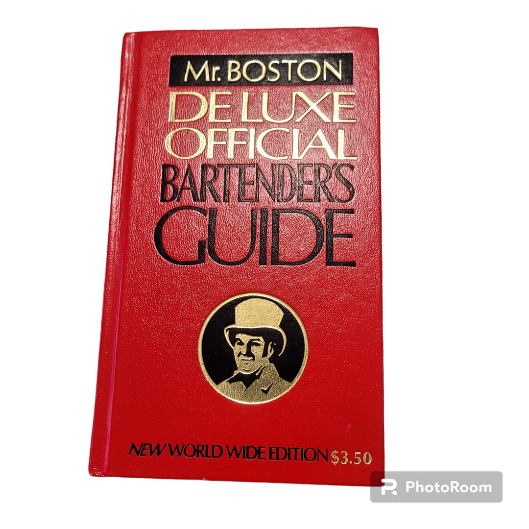 Vintage Mr Boston Deluxe Official Bartender Guide. Like Brand - Etsy