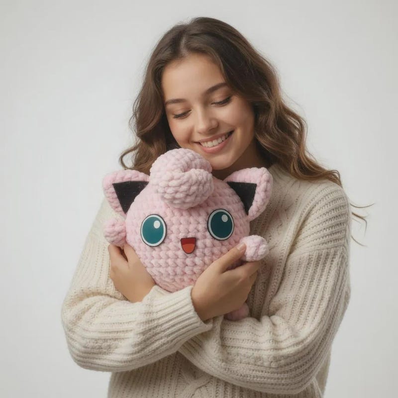 Jigglypuff Plush - Etsy UK