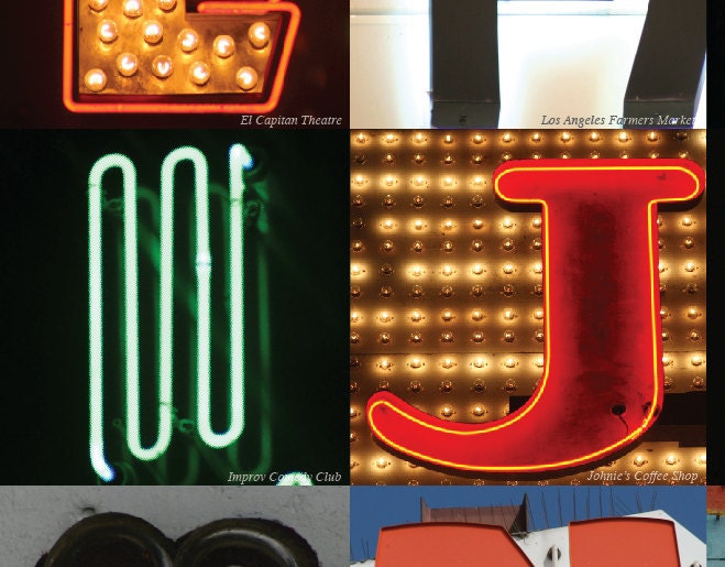 Alphabet of LA - 18" X 24" - Etsy
