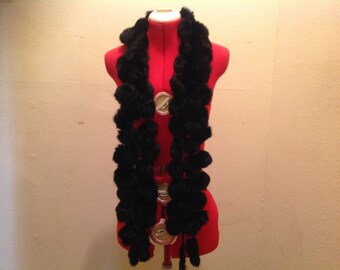 Rabbit Fur Boa - Etsy