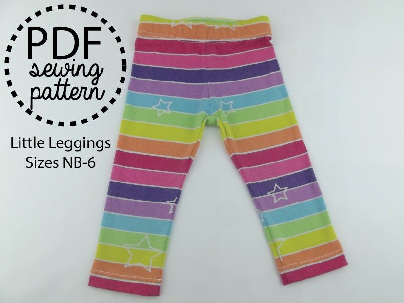 Girls Leggings Baby Leggings PDF Sewing Pattern Tutorial - Etsy