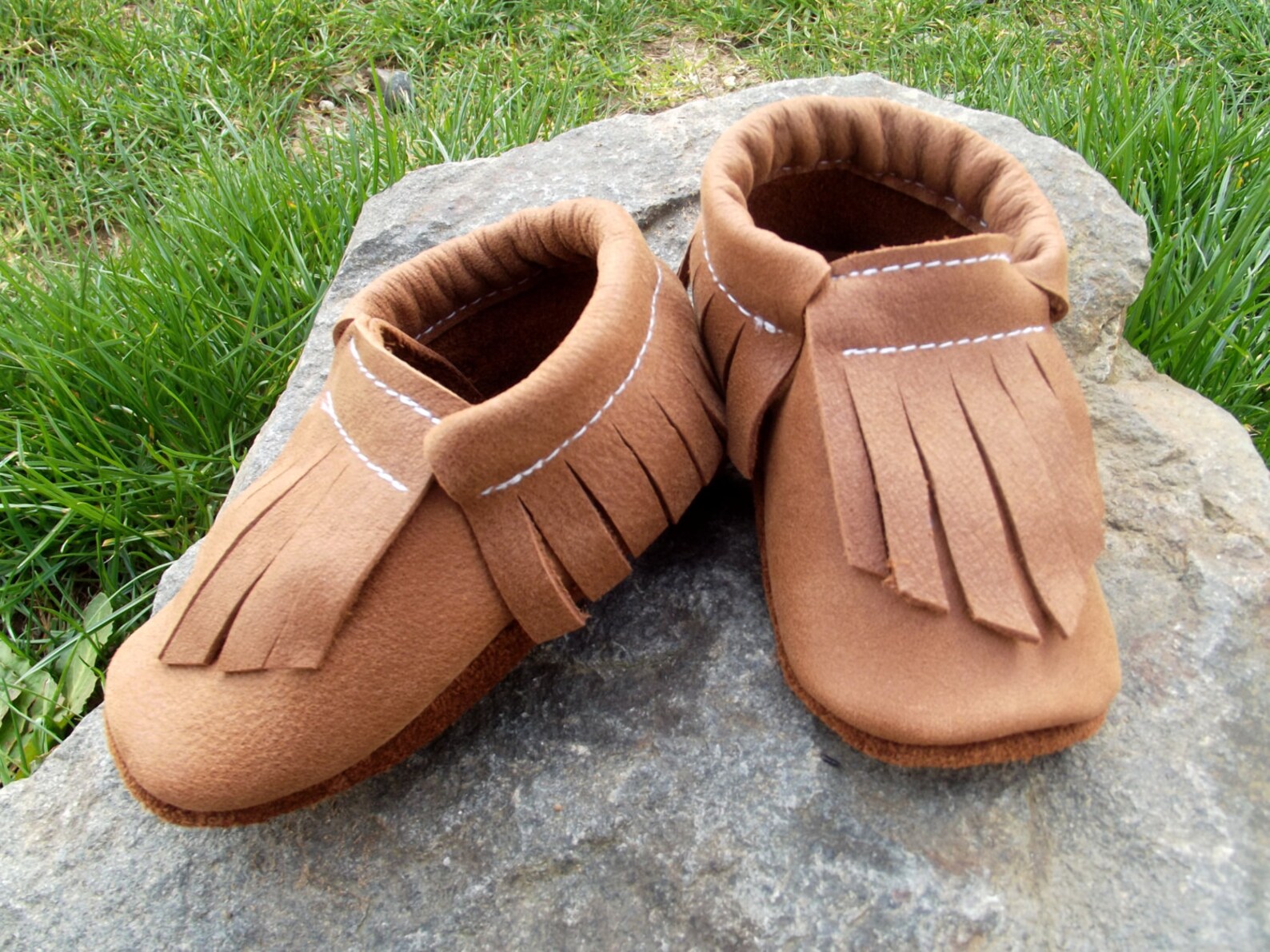 Fringe Leather Baby Moccasins PDF Sewing Pattern Tutorial | Etsy