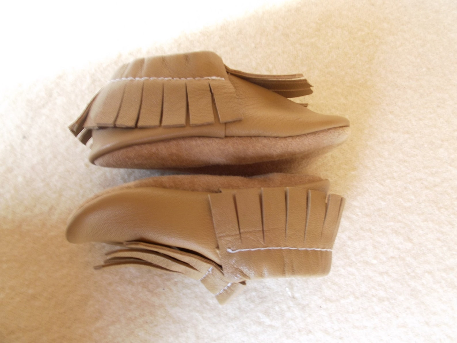 Fringe Leather Baby Moccasins PDF Sewing Pattern Tutorial | Etsy