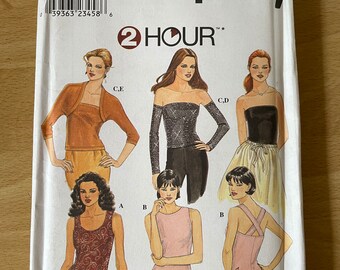 Simplicity 9860 Vintage 90s Oversized Jacket Coat With Large Shawl ...