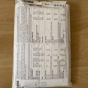 Simplicity 7898 Vintage 80s Oversized Duster Coat With Low Notched ...