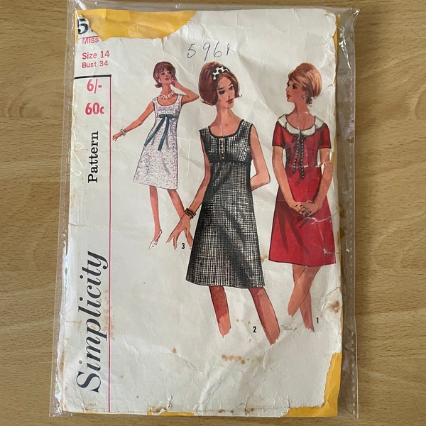 Empire Line Dress Pattern - Etsy Australia