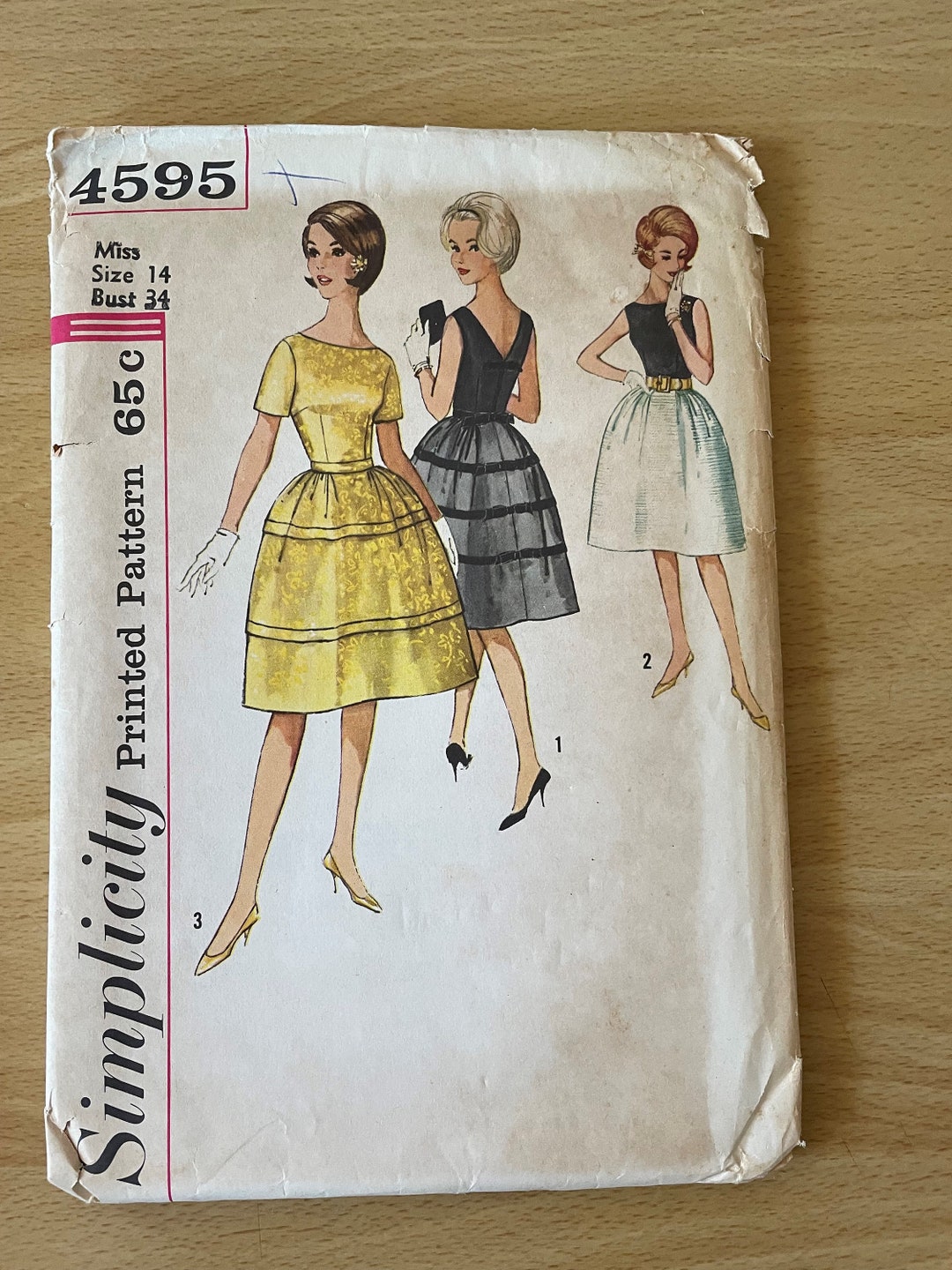 Simplicity 4595 Sewing Pattern - Etsy
