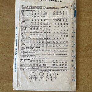 Butterick 3607 Vintage 70s Top With Vneck or Sweetheart Neckline ...