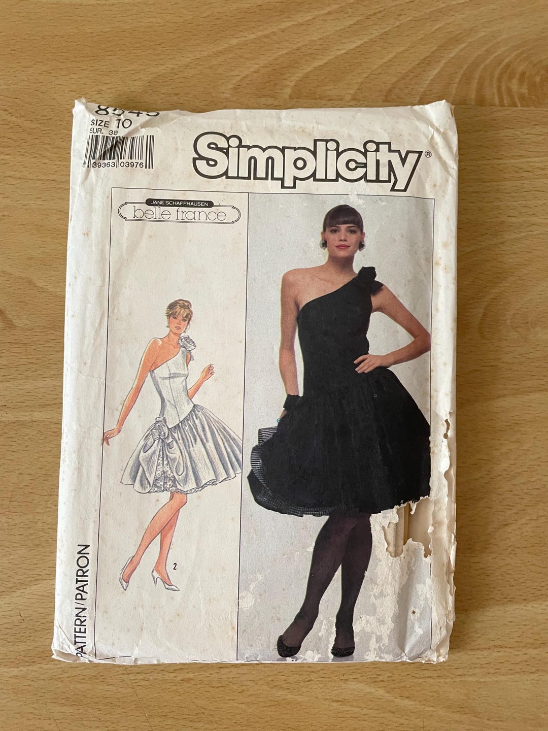 Simplicity 8545 Vintage 80s Jane Schaffhausen for Belle France: One ...