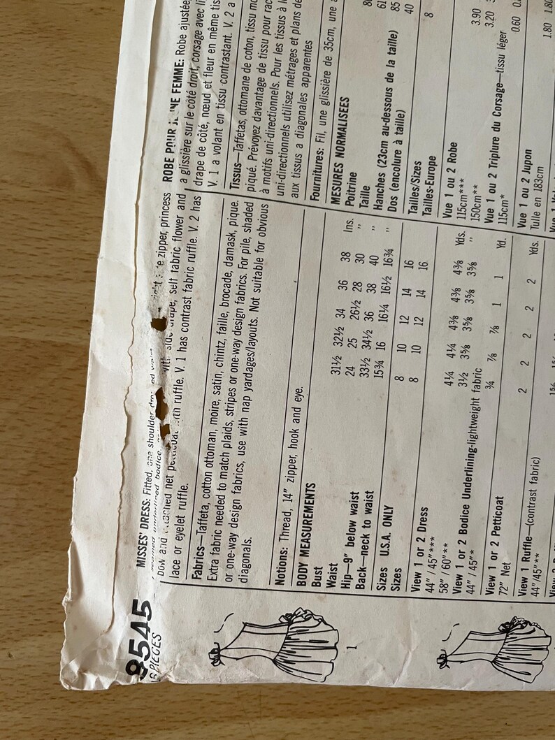 Simplicity 8545 Vintage 80s Jane Schaffhausen for Belle France: One ...