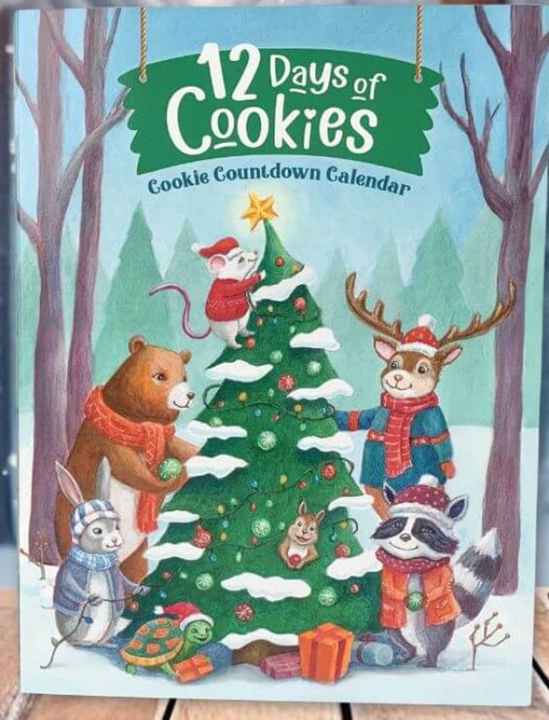 12 Days of Christmas Countdown Cookie Calendar - Etsy