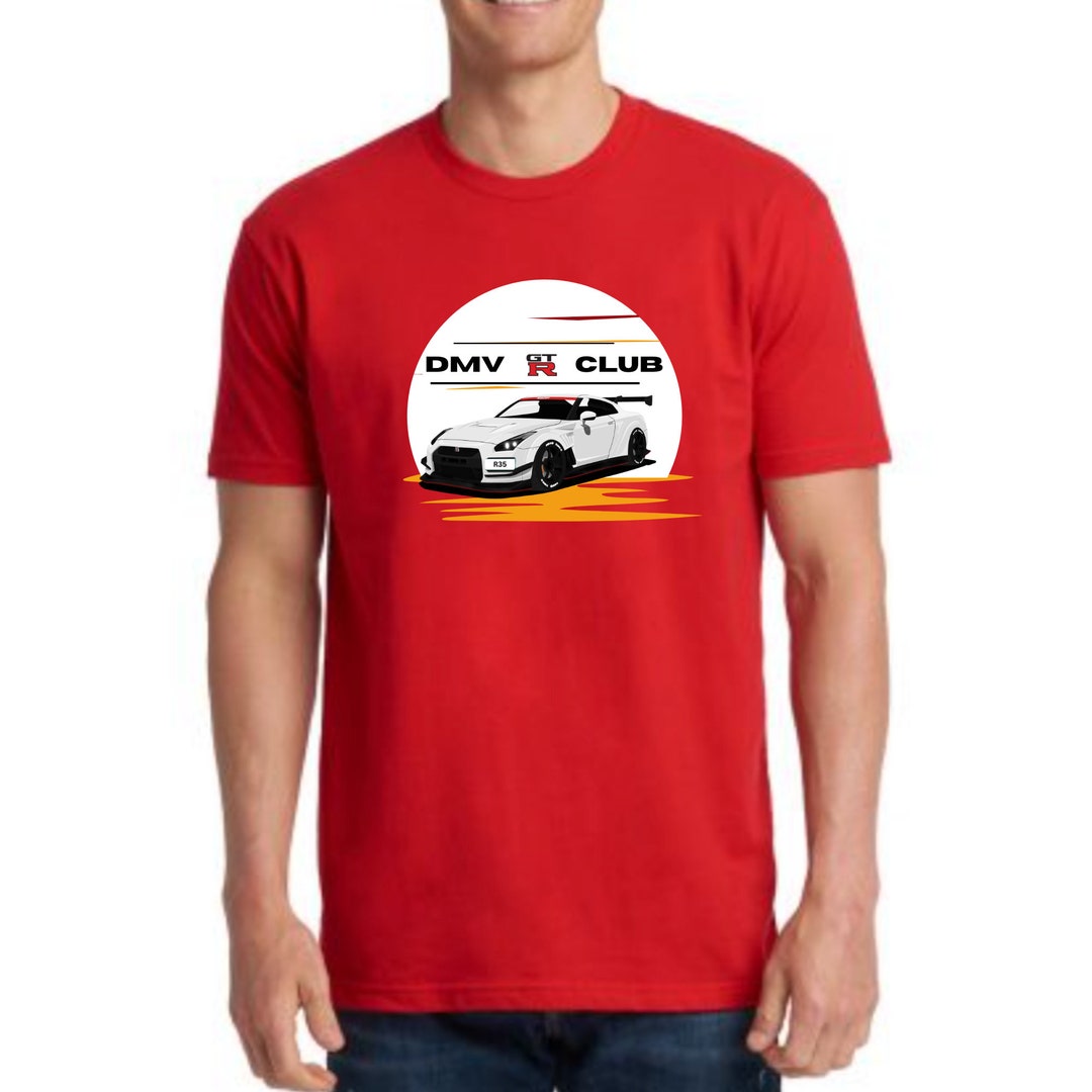 DMV GTR Club Sunset | Custom T-shirt | Instagram Handle Option - Etsy