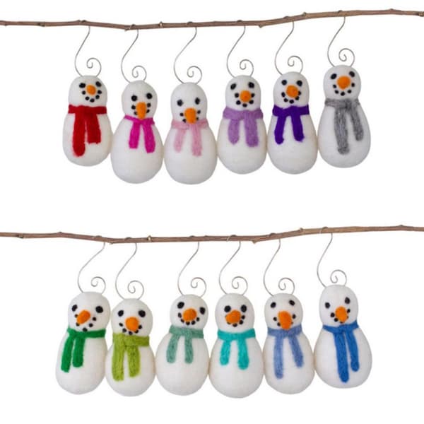 Wooden Snowmen Garland - Etsy
