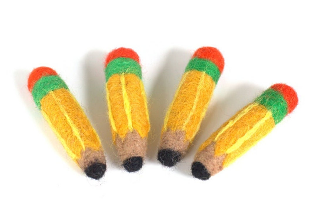 Pencil Felted Shape Back to School Classroom Teacher Decor First Day of ...