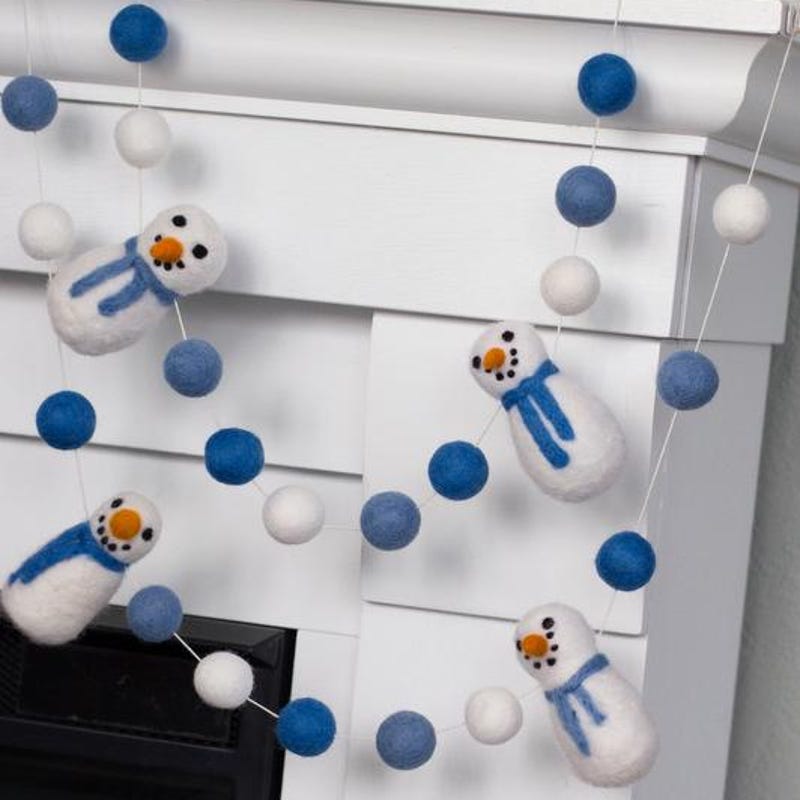 Garland Kit Snowman - Etsy