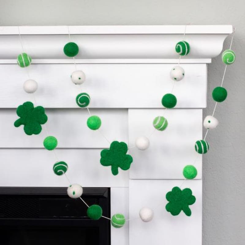Shamrock Garland Wooden - Etsy