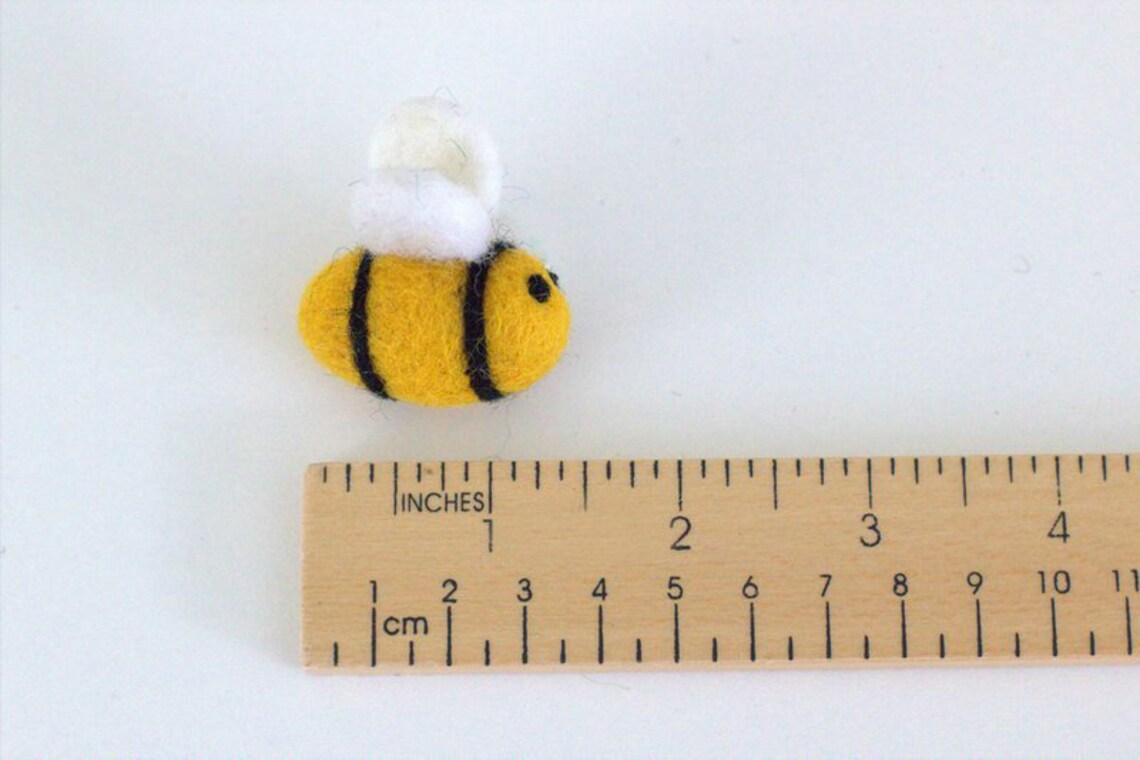 Bumble Bee Felt Shapes Black & Golden Yellow Yellow Jacket - Etsy